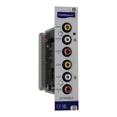 Twin Sd Encoder Input Module 2 Cvbs Inputs Antiference