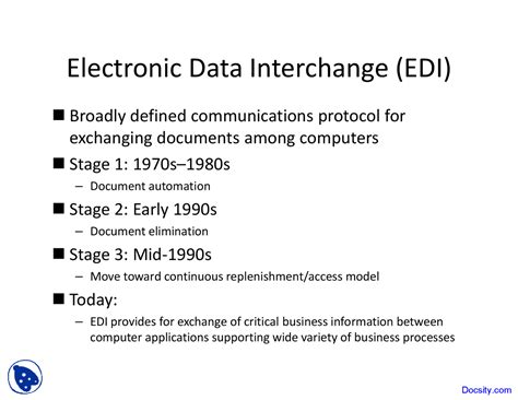 Supply Chain Management E Commerce Lecture Slides Docsity