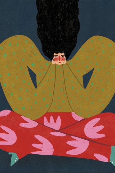 Pretzel Yoga Pose Canvas Wall Art By Ania Maria Draws Icanvas