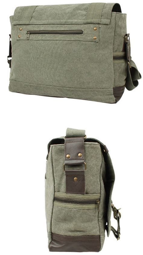 Сумка пилота Rothco Vintage Canvas B-15 Pilot Messenger Bag Olive Drab 9110