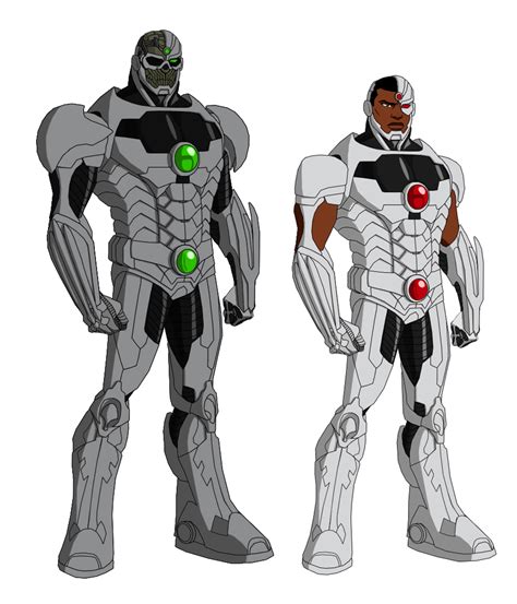 Cyborg And Grid After Phil Bourassas Work By Majinlordx On Deviantart