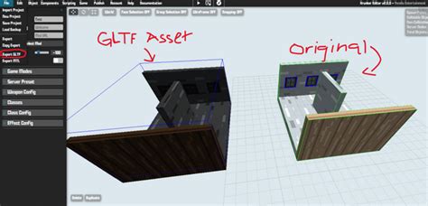 Exported Gltf File Into An Asset Issue Rkrunkerio