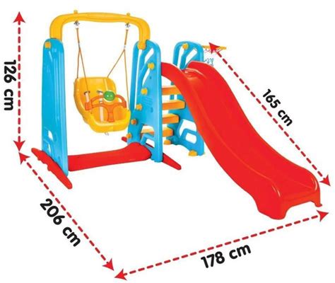 Игровой комплекс для детей Pilsan пластиковый с горкой 3 в 1 - купить с ...