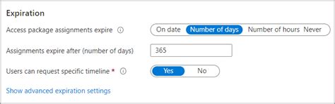 권한 관리에서 액세스 패키지의 수명 주기 설정 변경 Microsoft Entra Id Governance Microsoft Learn