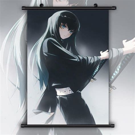 Kimetsu No Yaiba Wall Scroll Muichiro Tokito Demon Slayer Storeandise