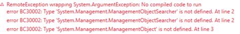 Invoke Code Failed To Run Vb Script In Remote Desktop Connectionvdi