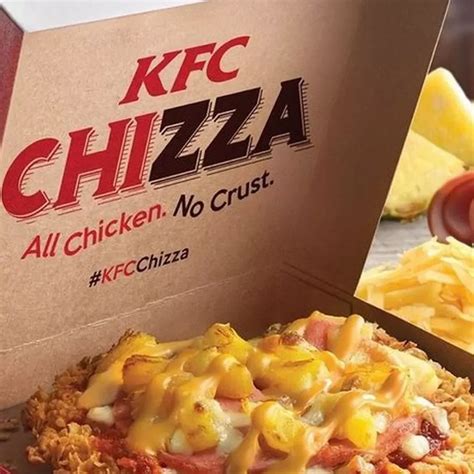 Kfc Brings Out Fried Chicken Pizza In The Us