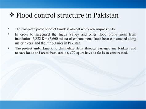 Design Of Flood Control Structures Ppt Geography Science