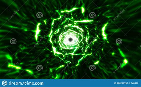 Abstract Digital Background Bright Tunnel Data Flow Information Big
