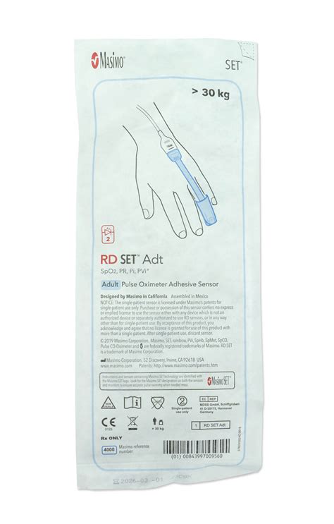 Masimo® Rd Set Adult Adhesive Sensor