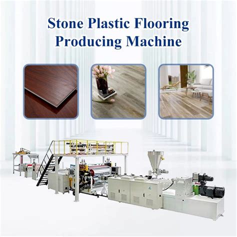 High Speed Spc Flooring Production Line Machine And Plastic Machine
