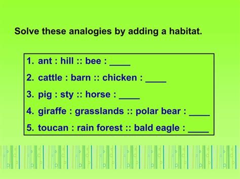 Analogies 1 Six Types Of Analogiespptx