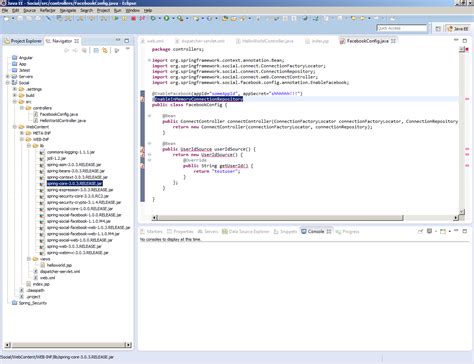 Spring Social Facebook Dependency Issue Stack Overflow