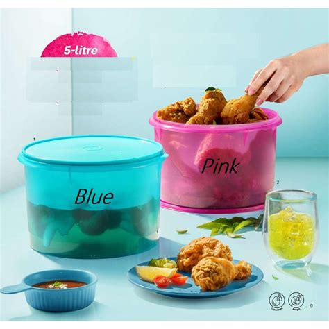 Tupperware Jumbo Canister 5 0l Shopee Malaysia