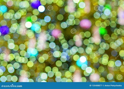 Abstract Green Bokeh Background Defocused Abstract Green Background