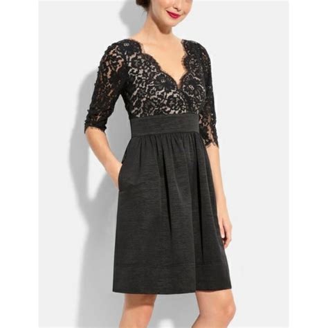 Eliza J Black Lace Dress Gem