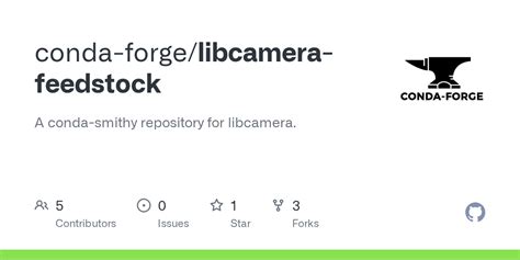 Github Conda Forgelibcamera Feedstock A Conda Smithy Repository For Libcamera