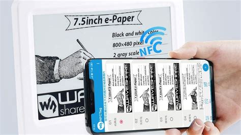 A New E Ink Display Needs No Batteries Can Be Powered By A Phones NFC Chip PhoneArena