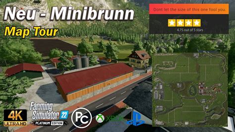 Neu Minibrunn Map Review Farming Simulator 22 Youtube