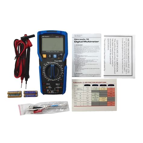 Metrasafe 10 TRMS Digital Multimeter Metravi Instruments 59 OFF