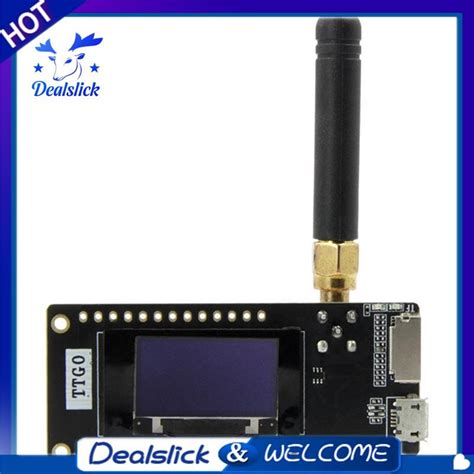 dealslickttgo lora32 v2 1 esp32 บลูทูธโมดูลไร้สาย wifi 433mhz 0 96 นิ้ว