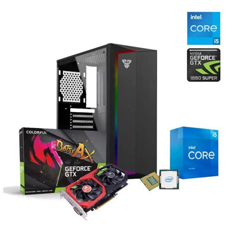 Intel Pc Gamer Intel I5 11400 Gtx 1660 Super 16gb Ram M2 Ssd 500gb Psu