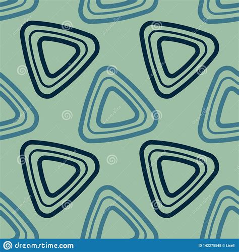 Seamless Triangle Pattern Vector Background Stock Illustration Illustration Of Line Disco
