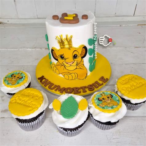Lion King Buttercream Cake And Cupcakes Baked By Nataleen