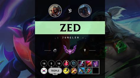 Zed Jungle Vs Udyr KR Master Patch YouTube