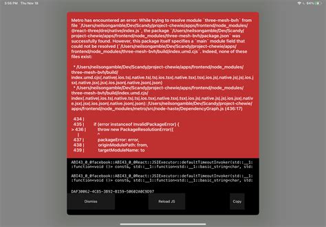 Unable To Resolve Module `three Mesh Bvh` Native Expo · Issue 636 · Pmndrsdrei · Github