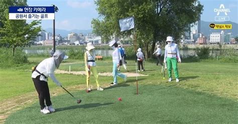 현장 카메라 3천 원에 즐기는 ‘파크골프곳곳 무허가