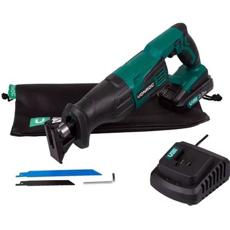 Scie Sabre Sans Fil Vpower 20V Set Avec 1 Batterie 2 0Ah Et Un