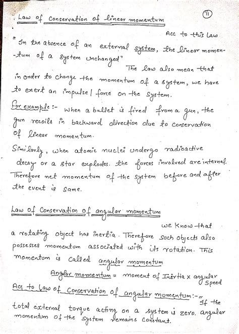 Physical World Class Th Physics Handwritten Notes