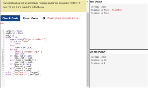 Coursera Python For Everybody 5 2 Assignment GitHub