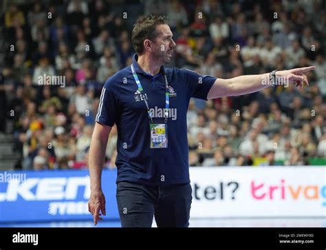 Coach Guillaume Gille Of France During The Mens Ehf Euro 2024 Semi