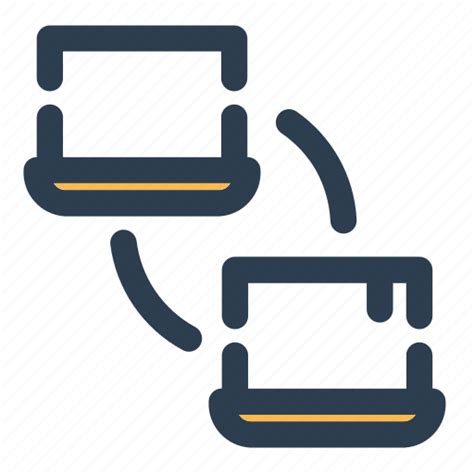 Computer Data File Technology Transfer Icon