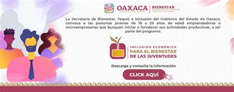 Secretaría De Bienestar Tequio E Inclusión Del Estado De Oaxaca