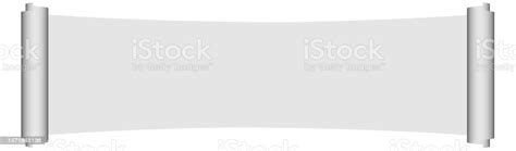 Realistic Scroll In White Color On White Background Stock Illustration Download Image Now Istock