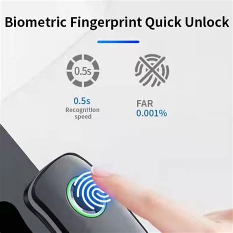 Tuya Wifi Smart Electronic Lock With Biometric Fingerprint Smart Door