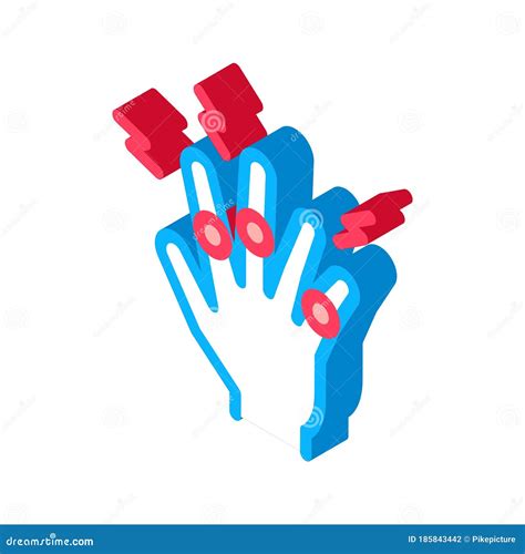 Finger Arthritis Vector Illustration Healthy And Disease Affected