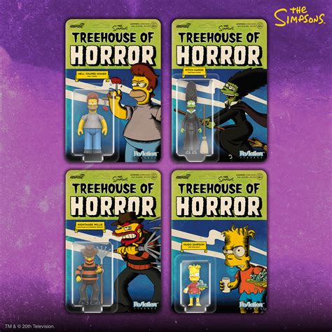 Super7 On Twitter Super7s Latest Wave Of The Simpsons “treehouse Of