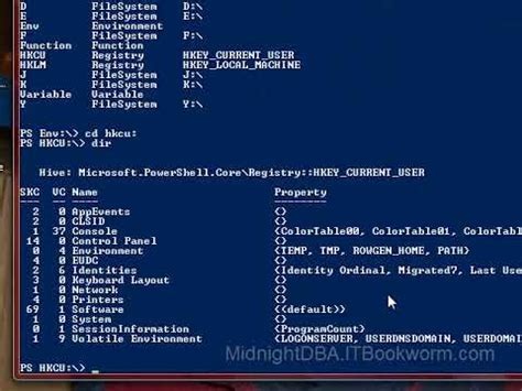 Working With PSDrive In PowerShell MidnightDBA