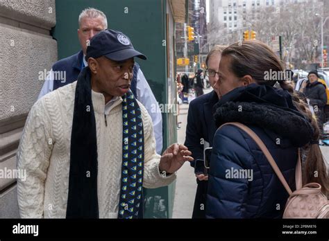 New York United States 12th Mar 2023 New York City Mayor Eric Adams