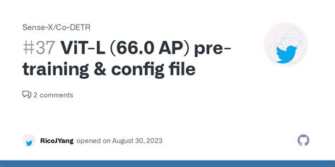 Vit L 660 Ap Pre Training And Config File · Issue 37 · Sense Xco