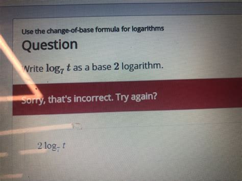 Solved Use The Change Of Base Formula For Logarithms Chegg
