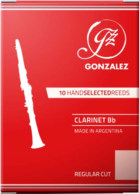 Трость для кларнета Bb Gonzalez Bb Clarinet RC 2 3/4 (10 шт) (126737 ...