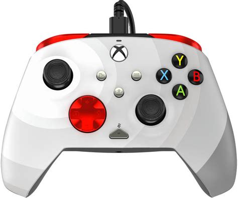 PDP Rematch Xbox Series X S PC Advanced Wired Controller Radial White