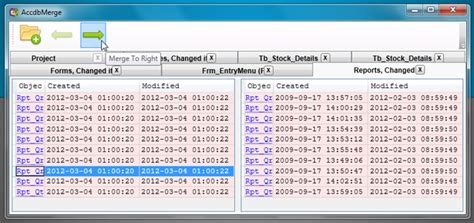 Compare Ms Access Databases Find Differences And Merge Objects Accdbmerge