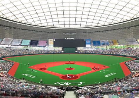 埼玉西武ライオンズの本拠地「ベルーナドーム」 パイル強度が約17倍向上したミズノ野球専用人工芝 「ms Craft Baseball