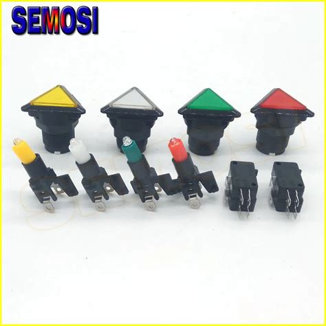 Aliexpress Buy Pcs Lot V Triangle Led Illuminated Push